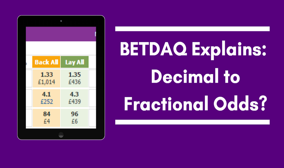 Decimal Betting Odds Conversion Explained BETDAQ TIPS Decimal Betting Odds Conversion Explained BETDAQ TIPS